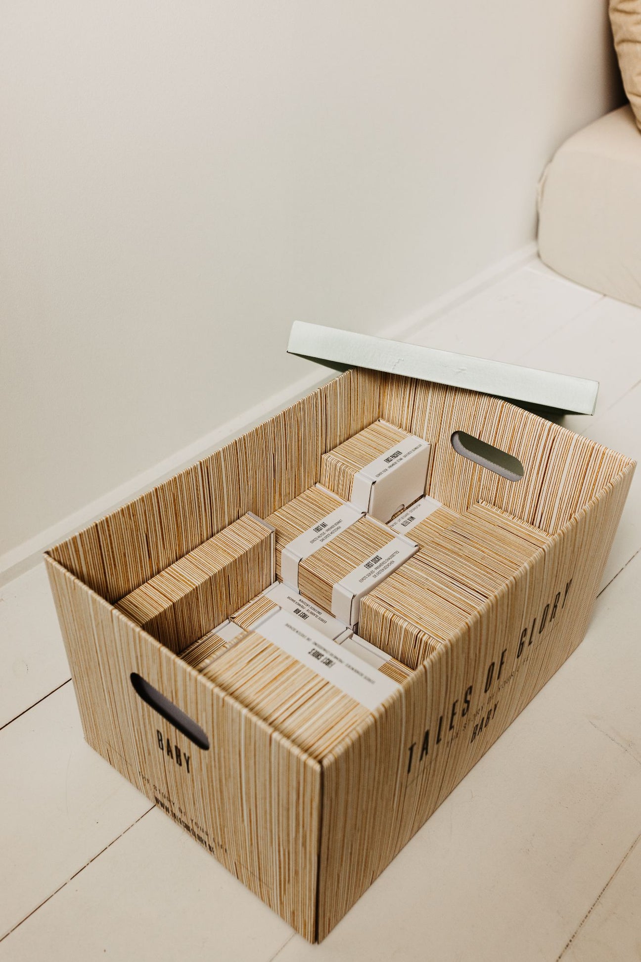 Baby milestone box | Munt – Onder mama's